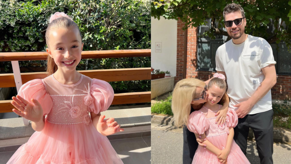 Alban Skenderaj bën shkrimin emocionues në festën e abetares të vajzës ...