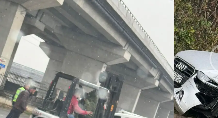 Aksident trafiku mes dy automjeteve në Zonën Industriale në Prishtinë Aksident trafiku mes dy automjeteve në Zonën Industriale në Prishtinë