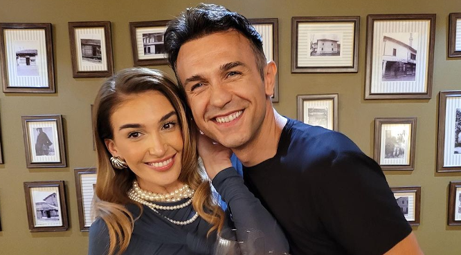 Yllka Kuqi publikon foto në krahët e bashkëshortit